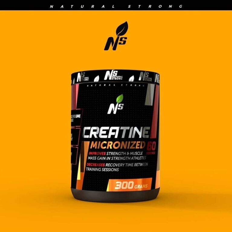 Creatina Monohidratada Natural Strong 5000 mg 60 servicios x 300 g ...